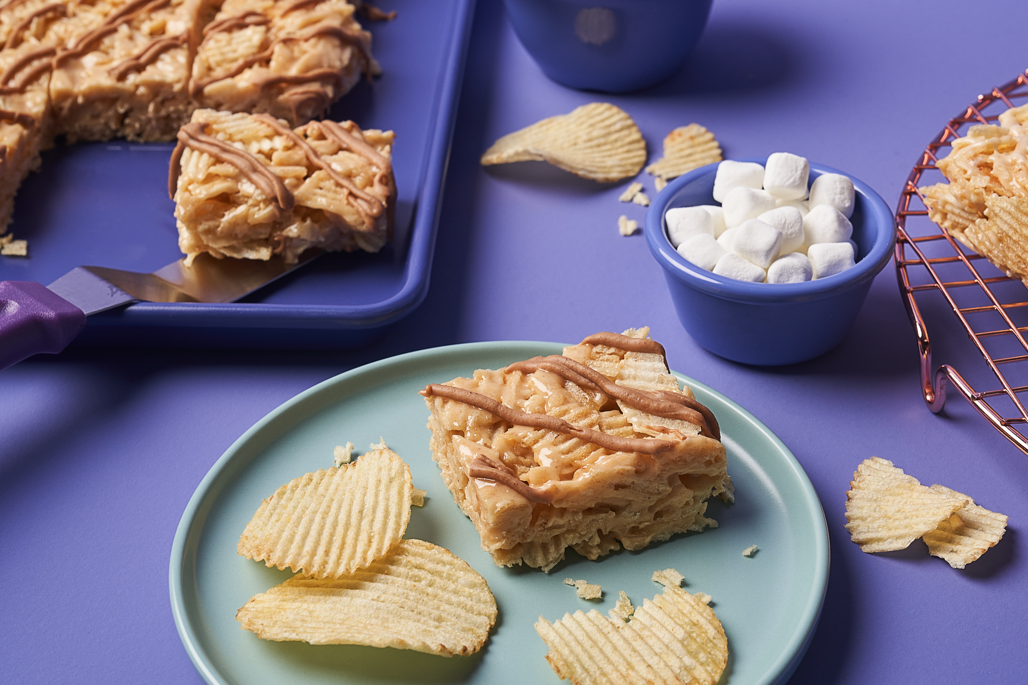 RUFFLES® Peanut Butter Marshmallow Bars | Ruffles